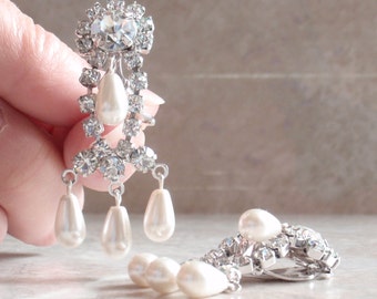 Designer Runway Earrings Laura Vogel New York Clip by cutterstone
