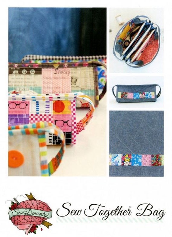 Sew Demented Sew Together Bag Pattern Paper