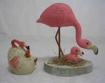 Popular items for vintage flamingo on Etsy