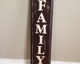 Vertical sign | Etsy