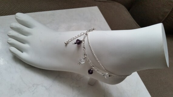 Chain Toe Ring and Ankle Bracelet Combo by TracysJC on Etsy