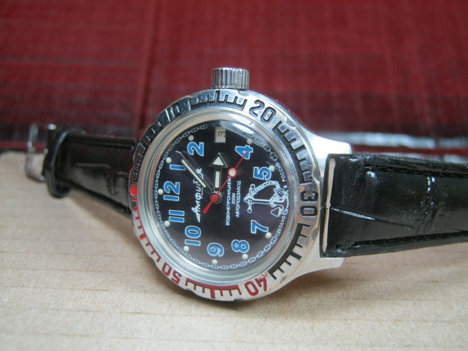 Russian watch Vostok Amphibian Vostok Komandirskie USSR watches Soviet ...