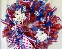Popular items for veterans day wreath on Etsy