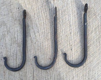 Wrought iron hooks | Etsy