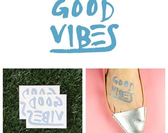 Optimist Temporary Tattoo Set of 19 by Tattify on Etsy