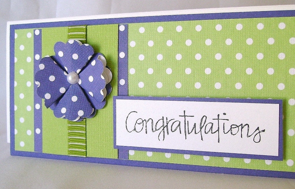 Bright Congratulations money card Cash gift holder Cash