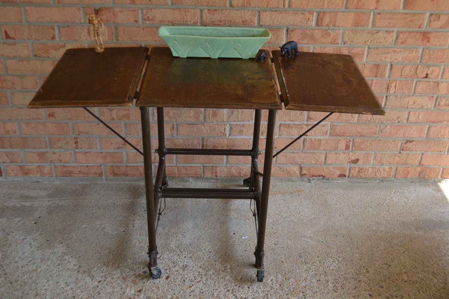 Great Wooden top typewriter table – Haute Juice