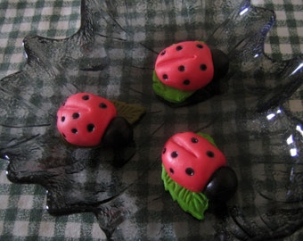 Lady bug cake topper | Etsy