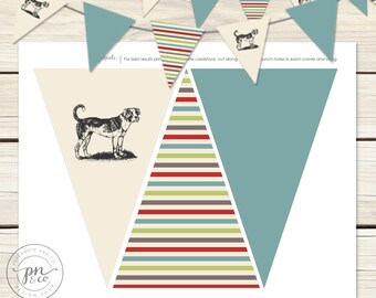 Dog theme banner | Etsy