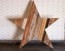 Popular items for barn wood star on Etsy