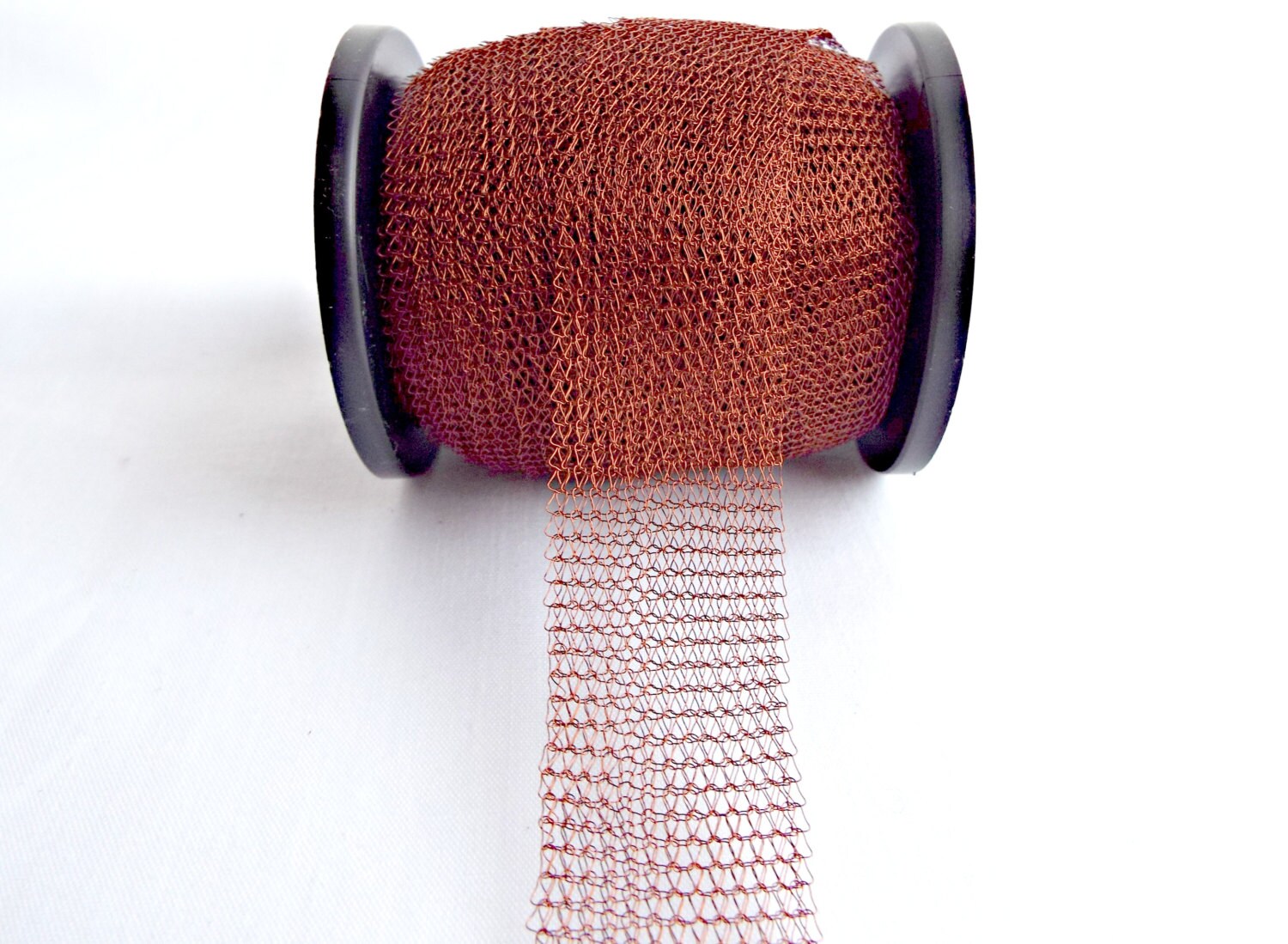 Brown Wire Mesh Knitted Wire Brown Mesh Tube Colored Copper