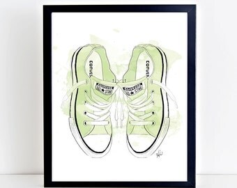 Converse poster | Etsy
