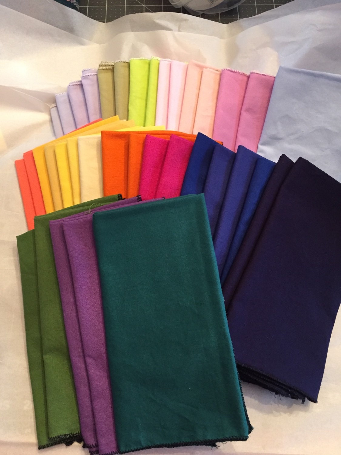 Economy solid cloth napkins 16x16 100% cotton by SouthernChicBeads