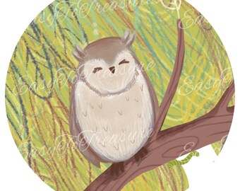 Hoot clip art | Etsy