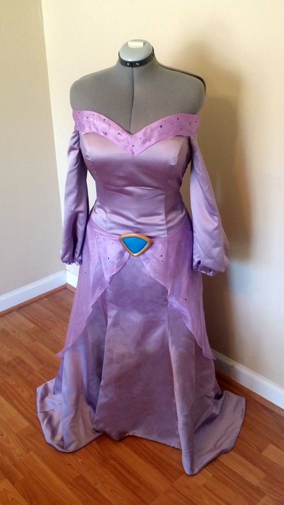 Ready To Ship Disney Jasmine Purple Dress Costume