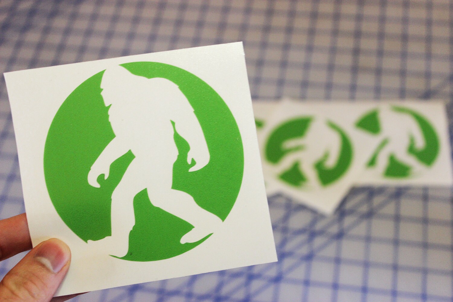 Sasquatch decal.. Bigfoot sticker.. Sasquatch window decal..