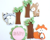 Popular items for fox cake topper on Etsy