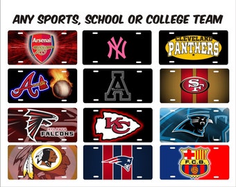 Personalized Custom License Plate Pittsburgh sports teams