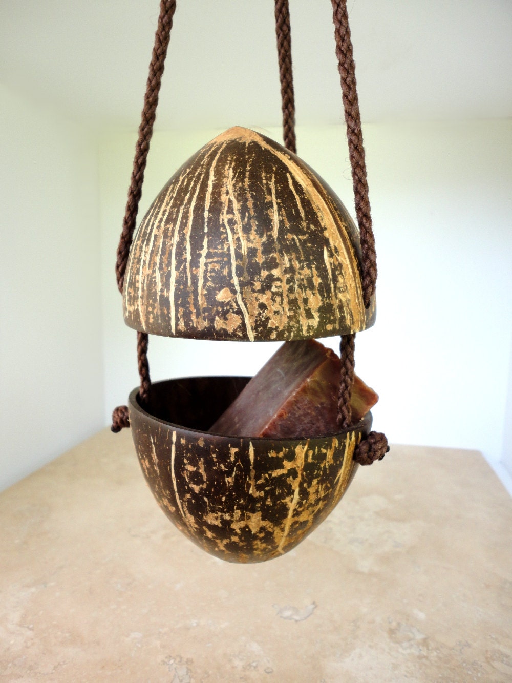 Coconut Shell Shower Caddy