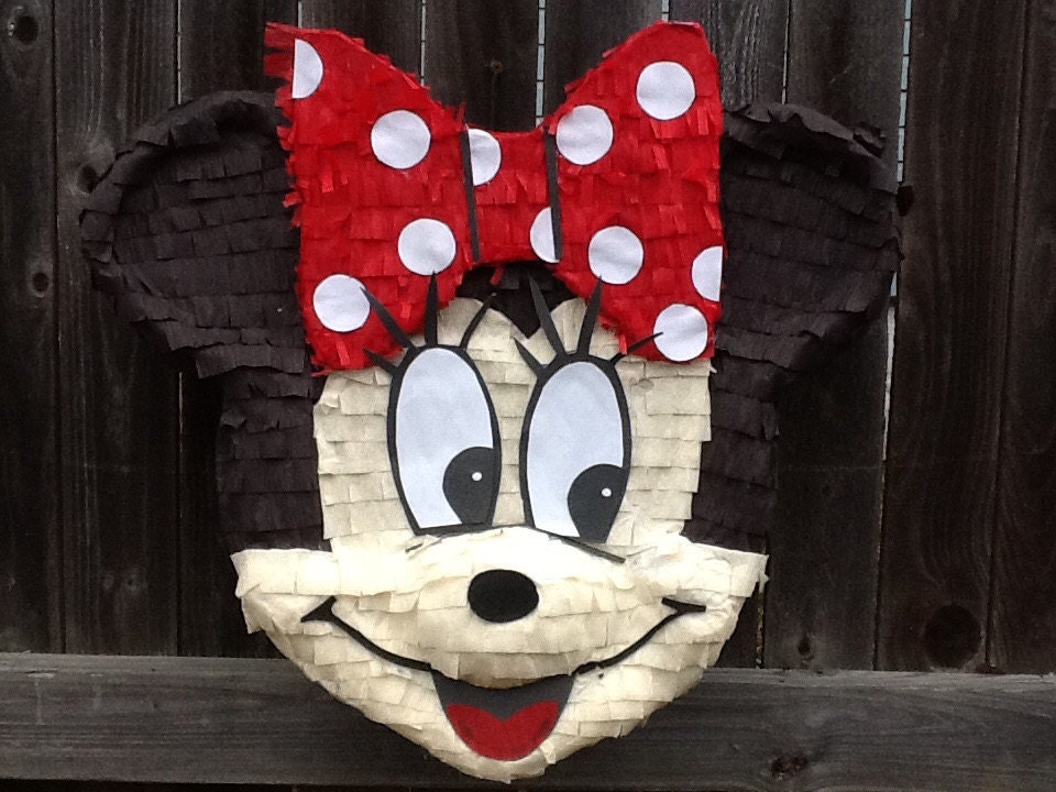 minnie mouse pinata minnie pinata birthday pinata by Mylittlesofy