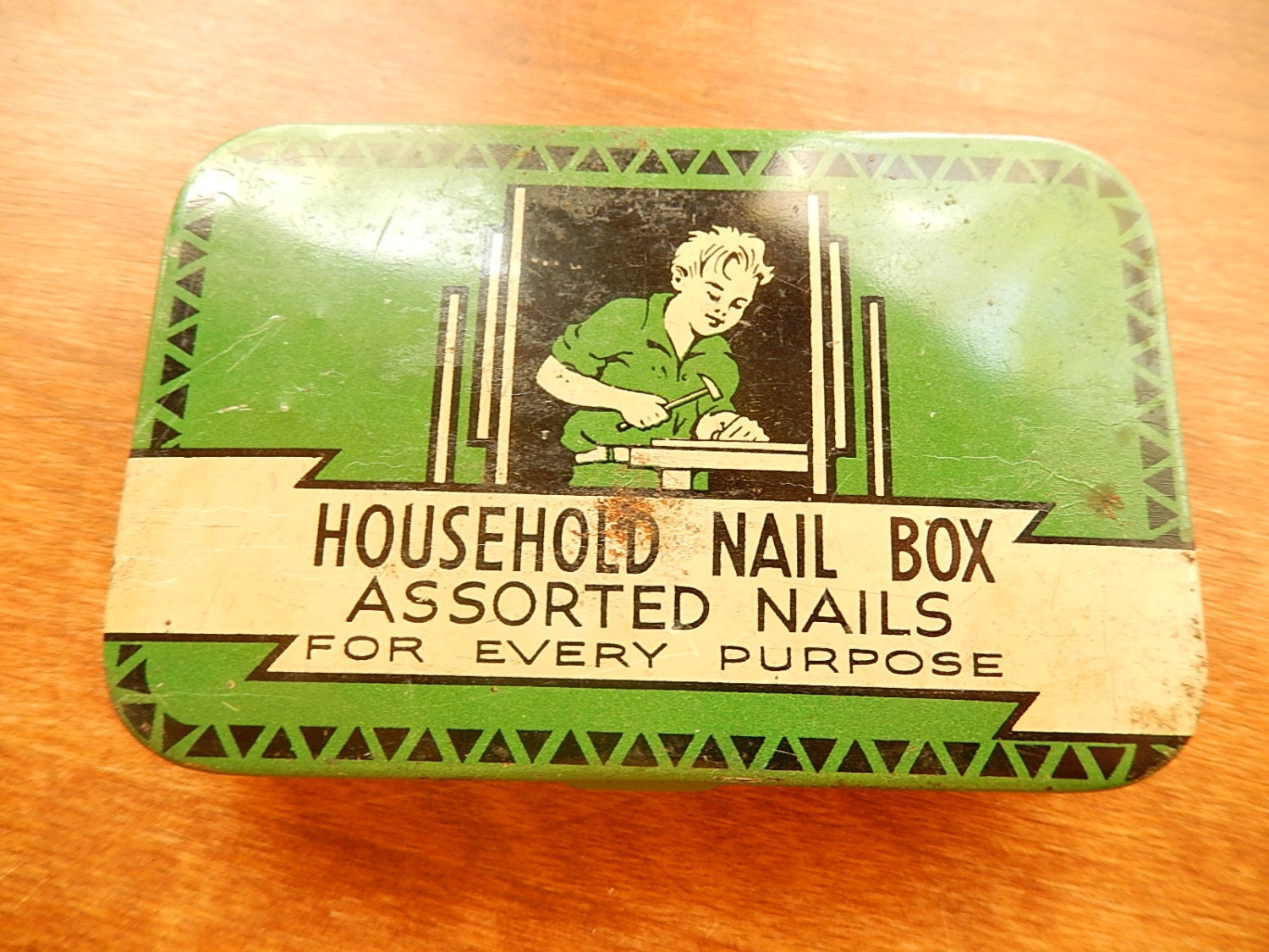 Vintage Household Nail Box Assorted Nails Tin – Haute Juice
