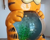 SOLD: 1970s American Garfield light up Fish Tank! Vintage/retro.