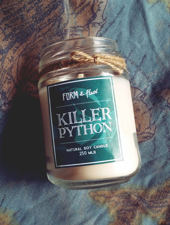 Killer Python Jam Jar Candle