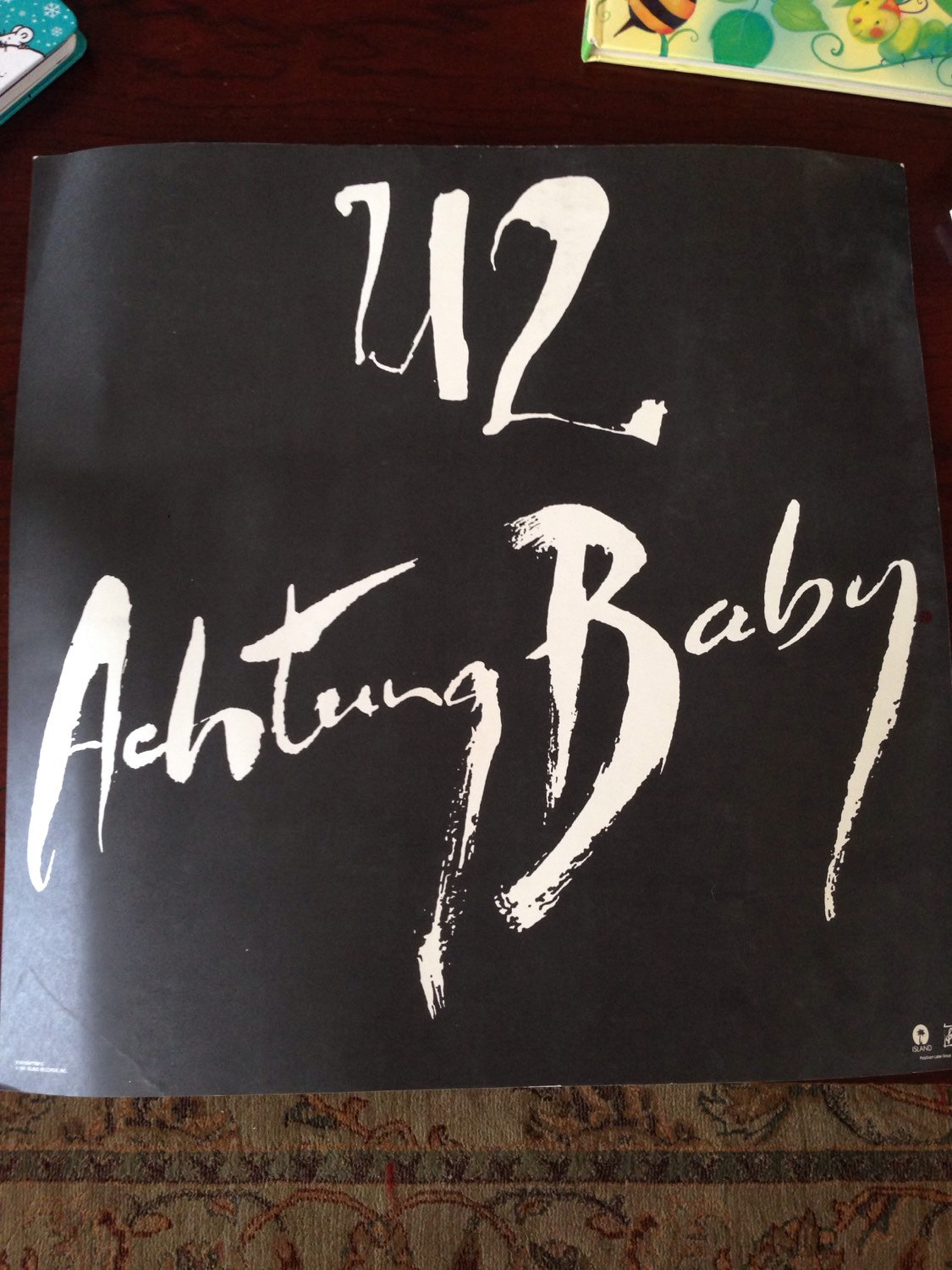 U2 1991 Concert Poster