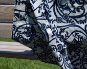 Nankeen Indigo Fabric and Pillow Covers by NankeenDesign on Etsy