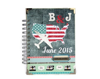 Kraft Travel Journal / personalized travel journal / custom