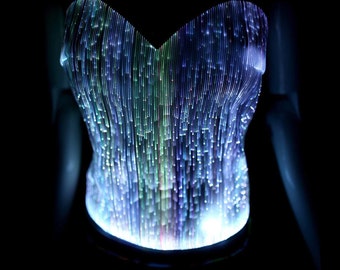 Light Up Clothing Fiber Optic Clothes by YourMindYourWorld on Etsy
