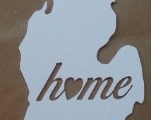 Popular items for michigan car decal on Etsy
