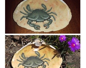 Painted crab shell | Etsy