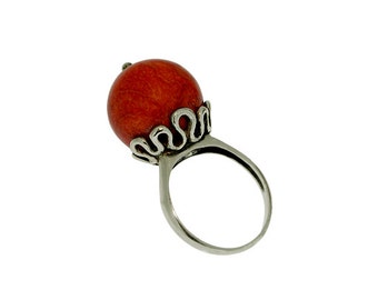 Sponge coral ring | Etsy