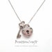 Silver Heart Lock and Key Necklace Silver Heart Lock and Key