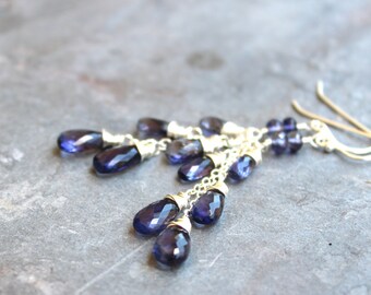 Iolite jewelry | Etsy