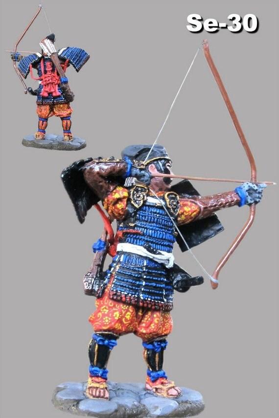 Samurai Bowman. Medieval Japan XII-th century. by RoninMiniatures