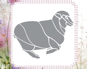 Sheep stencil | Etsy