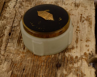 Powder puff jar | Etsy