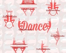 Unique dance monogram related items | Etsy