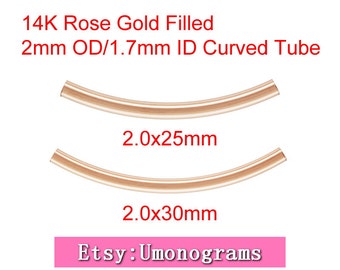 Rose gold tube | Etsy