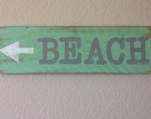 Popular items for wood beach sign on Etsy
