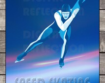 Unique speed skates related items | Etsy