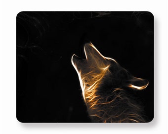 Wolf mouse pad | Etsy