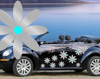 Daisy car decal | Etsy