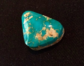 Battle Mountain Blue Gem Turquoise Rare Intense Aqua Blue