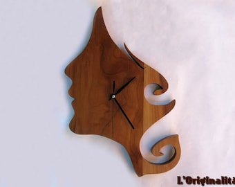 Handmade wood clock | Etsy