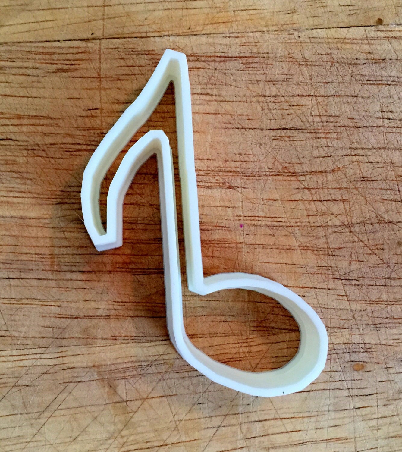 Musical note cookie and fondant cutter by ThreeDGeek on Etsy