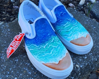 Custom painted vans | Etsy