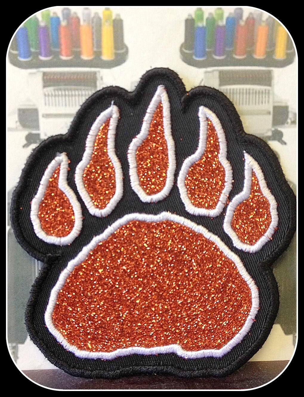 Custom Glitter and Twill Letter Jacket Patches by GlitterPatchShop